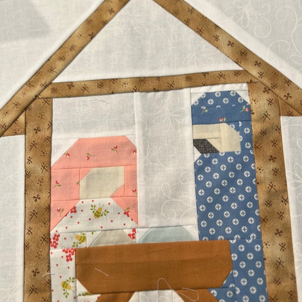 Nativity Scene Baby Jesus, Mary and Joseph Christmas Quilt Block ...