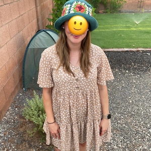 Bright Starfish Sweater Hand Knitted Jumper Multicoloured Retro Design ...