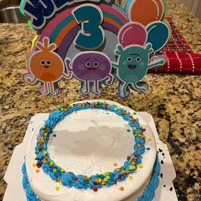 Bumble Nums Cake Topper / Super Simple Theme - Etsy