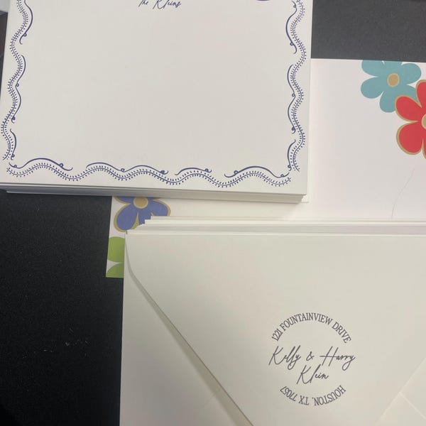Handwritten Thank You Notes, Personalized Stationery | Custom Cards for ...