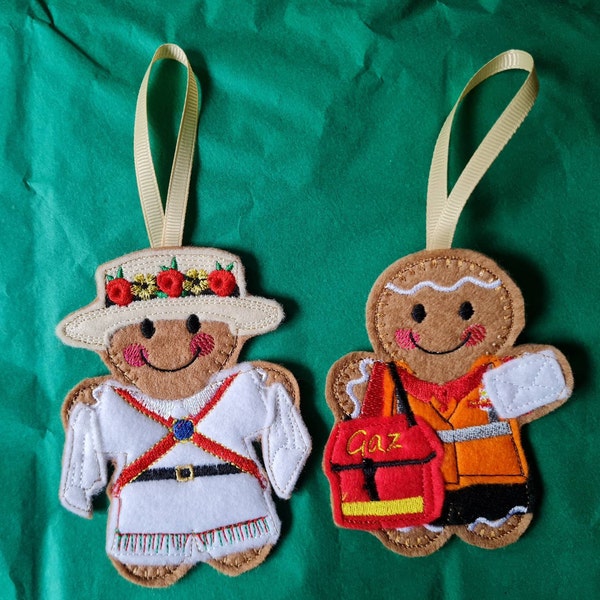 Gingerbread Man Hanging Tower, Christmas Decoration, Gingerbread ...