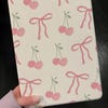 Pink Bows Cute iPad Case With Apple Pencil Holder Cover for iPad Air 6 ...