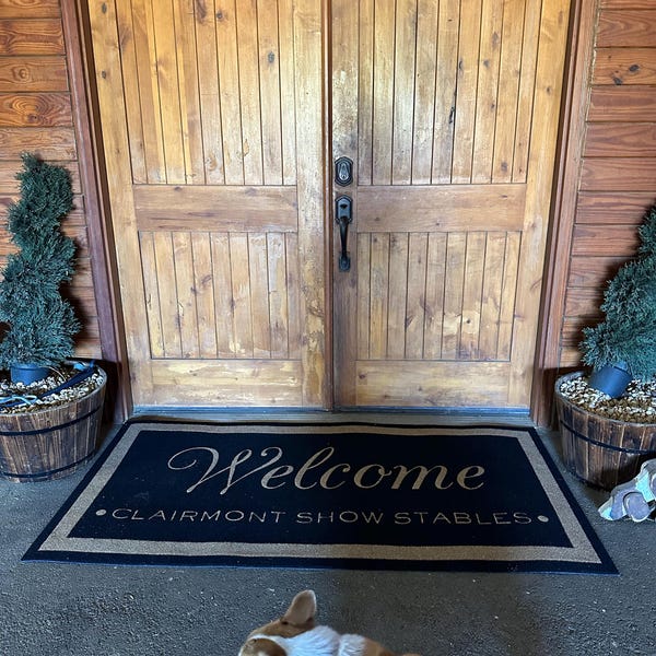 The Most Durable and Elegant Custom Door Mat Available. Infinity Custom ...