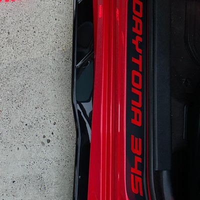 Custom Text Front Bumper Vinyl Decal Fits Dodge Challenger Sxt - Etsy