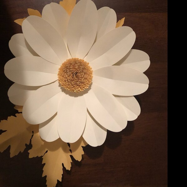 3D Paper Daisy Flower SVG Cutting File for Cricut and Silhouette (SVG ...