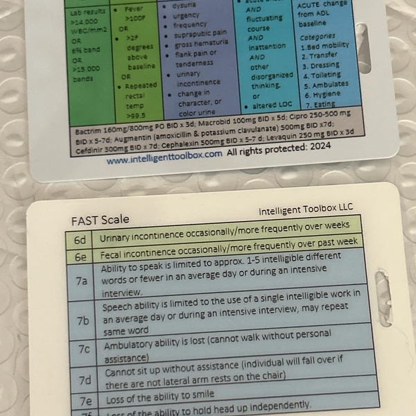 Hospice Nursing Badge Buddy: PPS & FAST Dementia Scales - Etsy