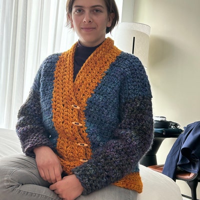 Simple SUPER Chunky Crochet Bomber Jacket Pattern, Size Inclusive ...