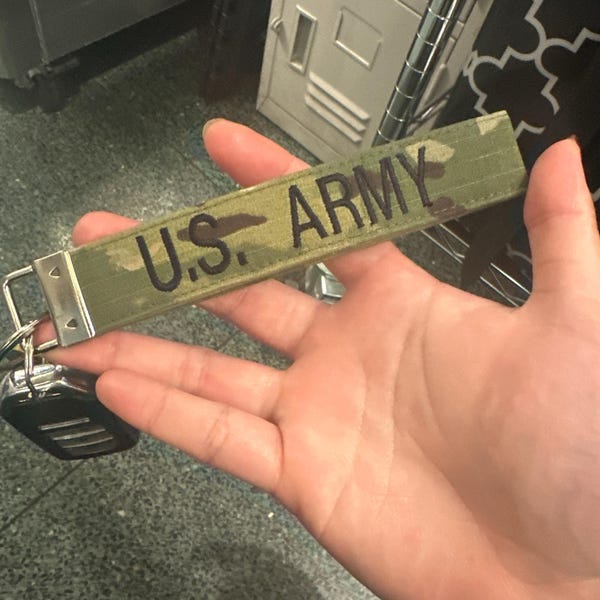 Military Keychain, Personalized Military Gift, ROTC, JROTC, Monogram ...