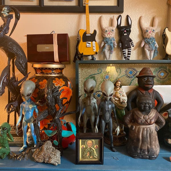 BIG 1/6 Grey Alien Figure Roswell Area 51 S4 UFO Pilot Model Retro Sci ...