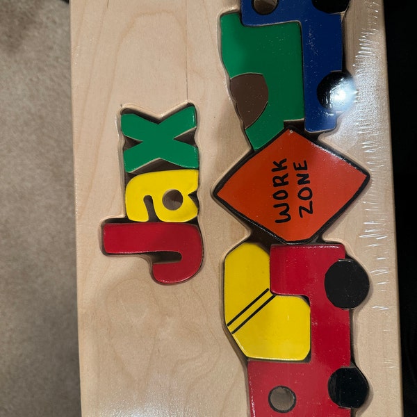 Personalized Wood Construction Stool - Etsy