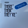There Grammar Sticker Funny Grammar Laptop Decals, Inspirational for ...