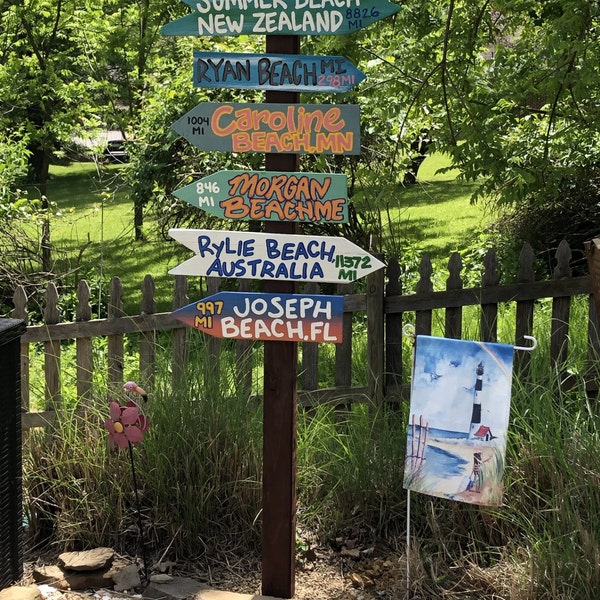 Custom Wood Signs , Signpost , Directional Sign Post, Signs for Bar ...