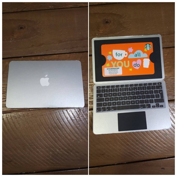 Computer Gift Card Holder SVG| Teacher Appreciation| Gift Card Cut File ...