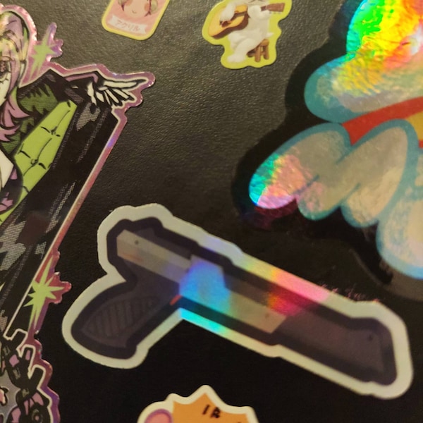 Splatoon Inspired Badge Fan Art Weapons + Holographic - Etsy