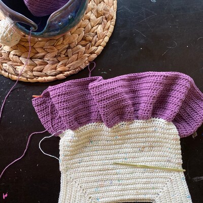 How to Crochet OPEN SQUARE GRANNY Yokes With Step by Step Explanation ...