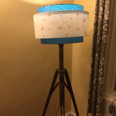 Atomic Lamp Shade / 3 Tier Atomic / Hand Made Retro Style / Custom ...