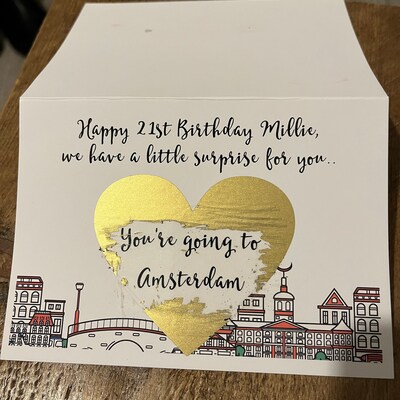 Birthday Scratch Card Holiday Birthday Scratch Card - Etsy UK