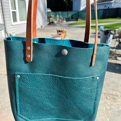 Authentic Rust Leather Rokstar Cross-body/handbag - Etsy