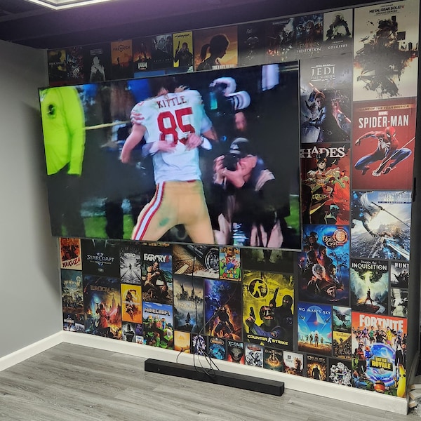 Famous Games Wallpaper & Wall Art Mural Modern Video Game Posters ...