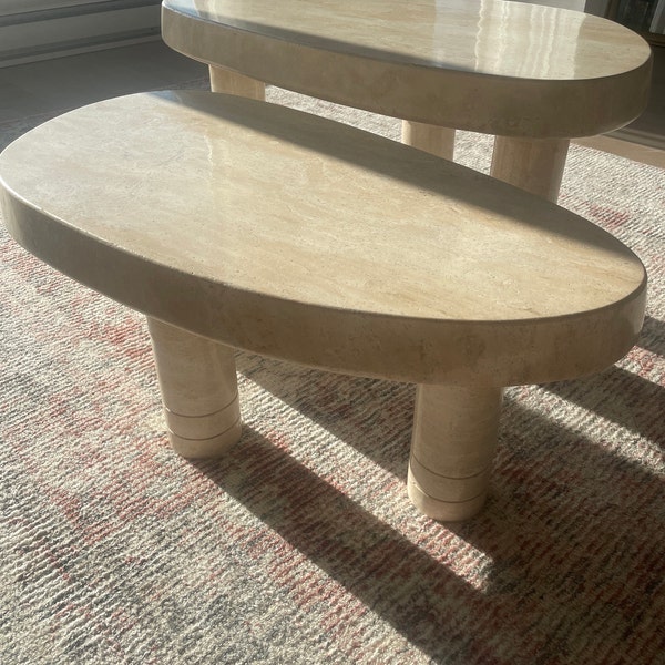 Atlas Marble Table, Marble Coffee Table, Decorative Smooth Polished ...