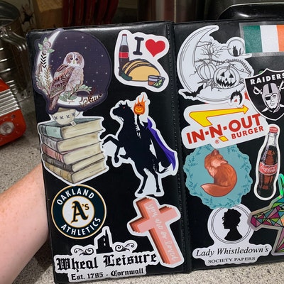 Fox Sticker, Cute Fox Sticker, Fox Stickers, Fox With Vines Sticker ...