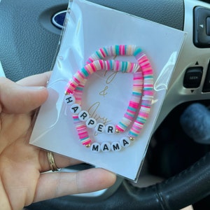 Back to School Bracelet Set Mommy and Me Bracelets First Day of School ...