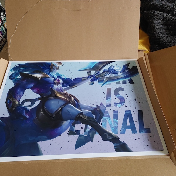 KDA ALL OUT Ahri Posters, League of Legends, Lol Poster, League of ...