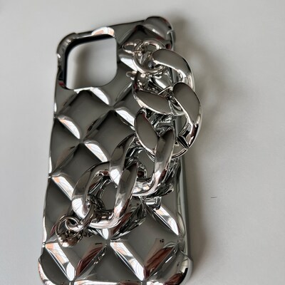 MCLG Cute Whtie Bear Pendant Rhombus Bead Bracelet Clear Soft Case Shockproof Protective Cover ...