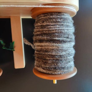 Hand Spun Yarn, Chain Plied, Made of Alpaca, Llama, With Hand Dyed ...