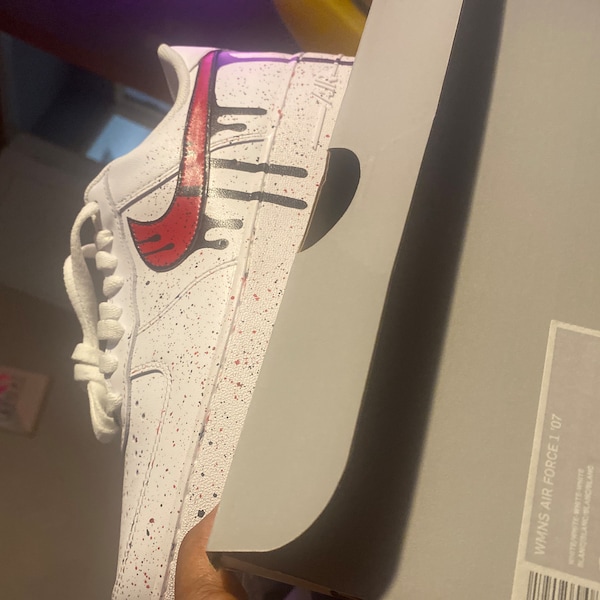 Reflective Lightning Custom Air Force 1 - Etsy