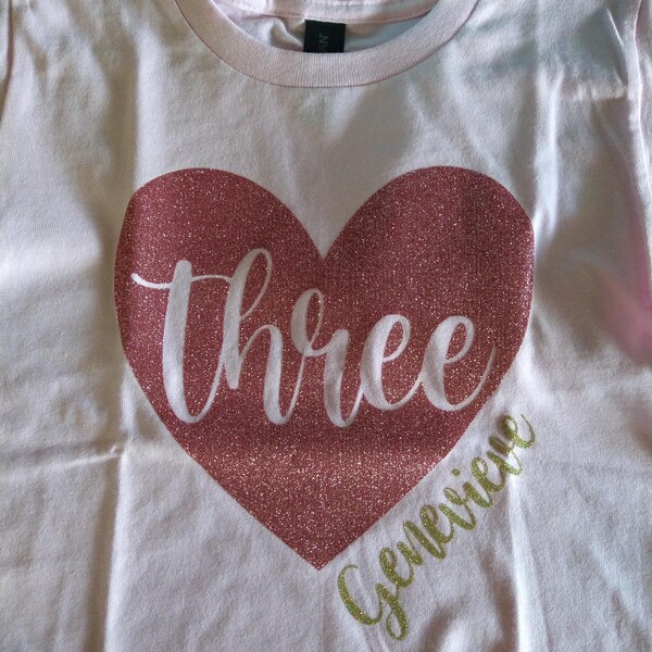 Her Royal Fiveness Fifth Birthday Shirt for Girl, Glitter Princess 5th ...