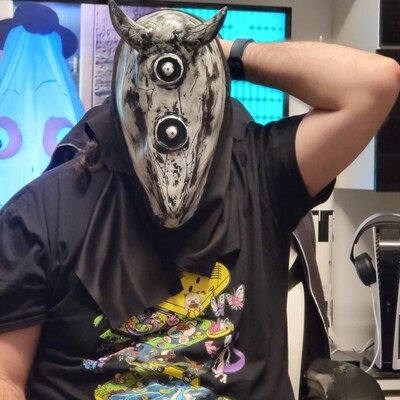 The Promised Neverland Demon Mask Anime Demon Mask Ghost Mask 1:1 Life ...