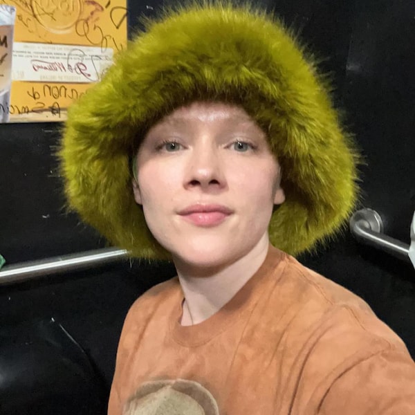 Incredibly Soft Fur Fluffy Fuzzy Bucket Hat -vegan Fur Hat -festival ...