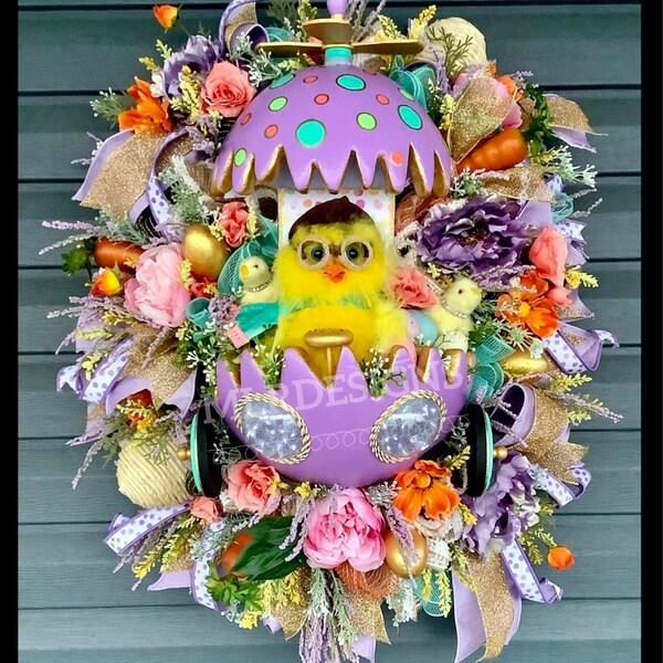 Spring Duck Decor, Easter Duck, Rain Boots Decor, Easter Duck Spring ...