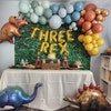 Three Rex Balloons 3 Rex Balloons Dinosaur Party T Rex Balloon Dinosaur ...