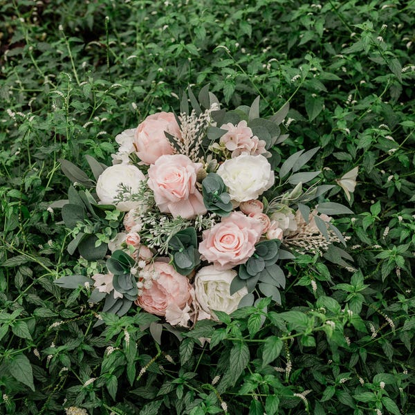 Wedding Bouquet, Bridal Bouquet, Blush Wedding Bouquet, Blush Pink ...