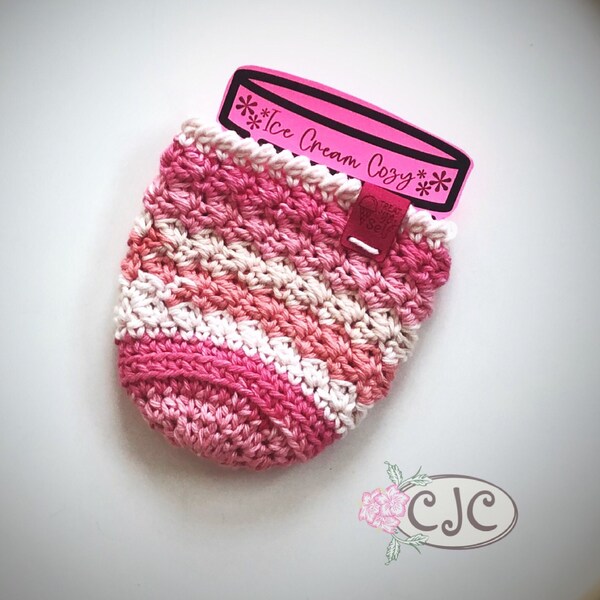 PRINTABLE Ice Cream Cozy Insert/2 Designs/color and Black and White ...