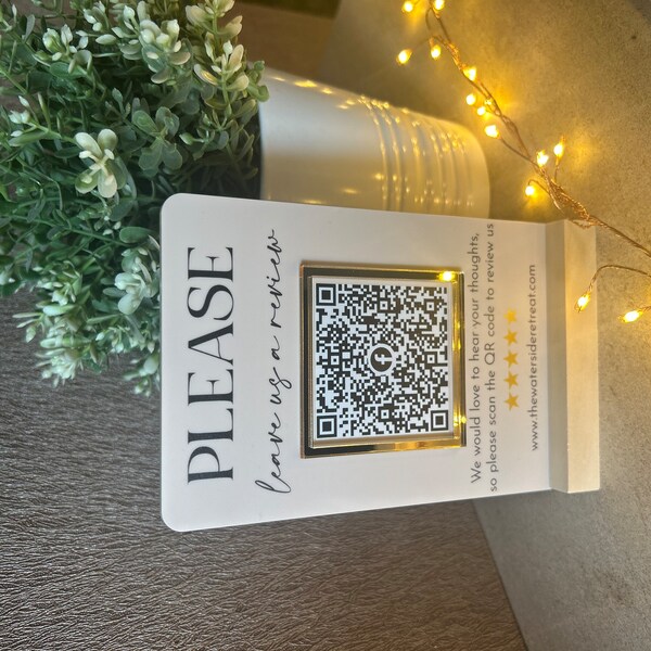 Mini QR Display Sign - Etsy