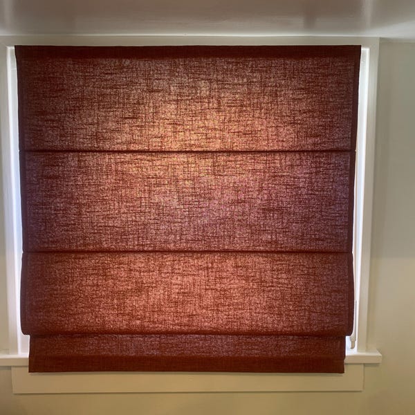 Custom Roman Shades | Light Shades | Sheers | Roman Shades | Soft Faux ...