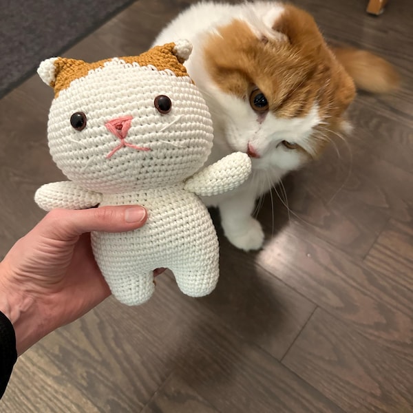 Custom Cat Plush, Custom Stuffed Cat, Cat Stuffed Animal, Custom ...