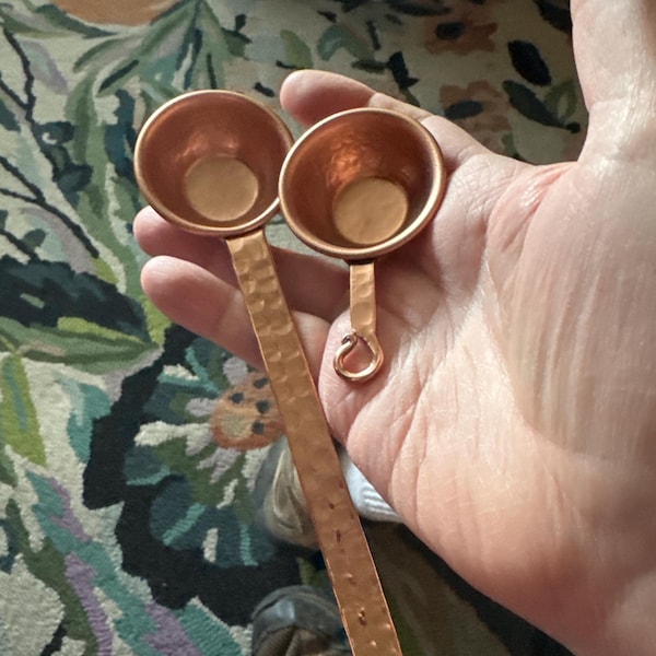 Hammered Copper 1/2oz (1 Tbsp.) Coffee Scoop Measuring Spoon - 7.5” - Etsy