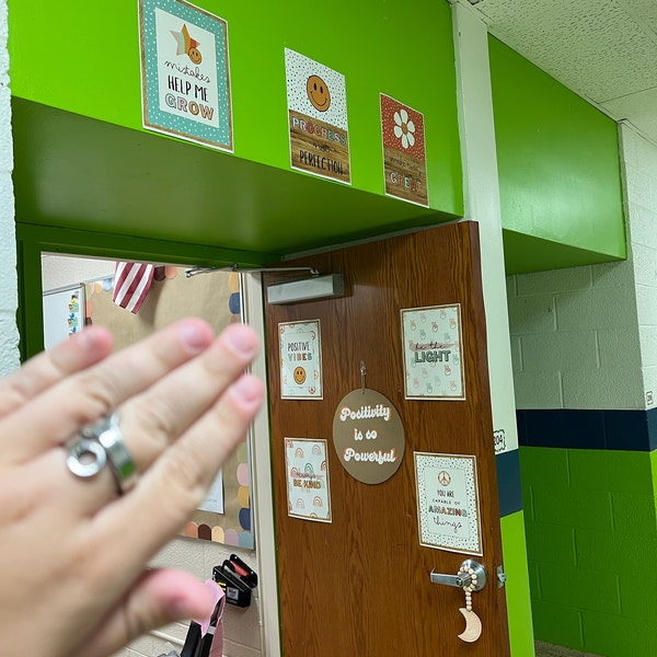 Groovy Boho Classroom Quote Posters [EDITABLE] - Etsy