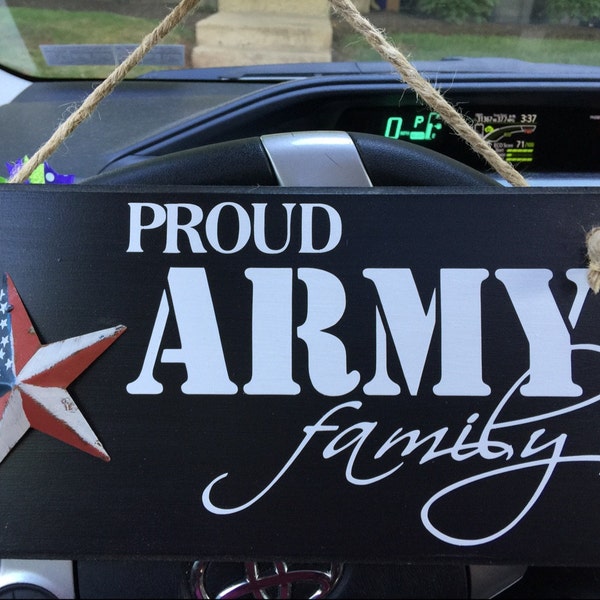 Army Signs, Military Sign, Proud Army Family, Family Sign, American ...
