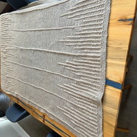 Seton Portage Blanket PATTERN, Knitting Pattern, Knit Blanket Pattern ...