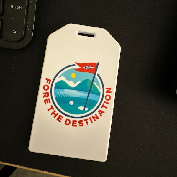 Bulk 10 Pack - Custom Luggage Tags - Add Your Logo, QR or Image ...