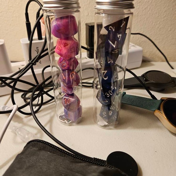 Crystal Caves Geode Dice Set - Etsy