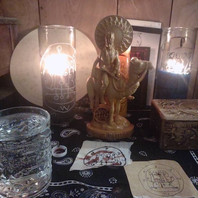 Goetia King Paimon Witchcraft Figure, Paimon Figure, Paimon Pagan ...