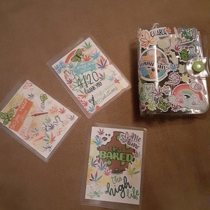 Self Care Marijuana Sticker Weekly Mini Kit RETIRING DESIGN | Etsy