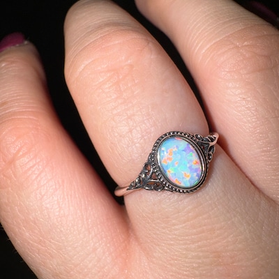 Sterling Silver Starlight Ring Silver Ring Star Ring - Etsy