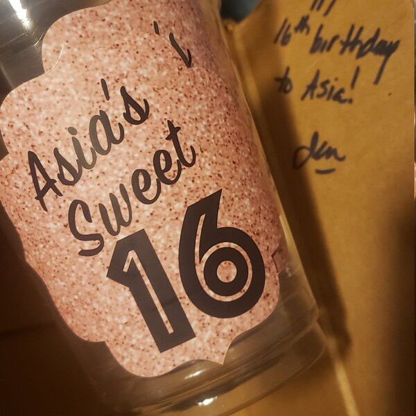 Sweet Sixteen Cups, Sweet 16 Cups, Sweet 16 Drinkware, Sweet 16 Favors ...